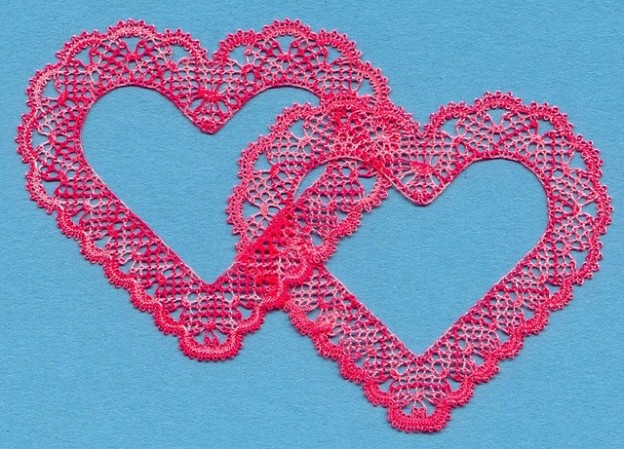 Torchon Hearts Bobbin Lace | aercraft